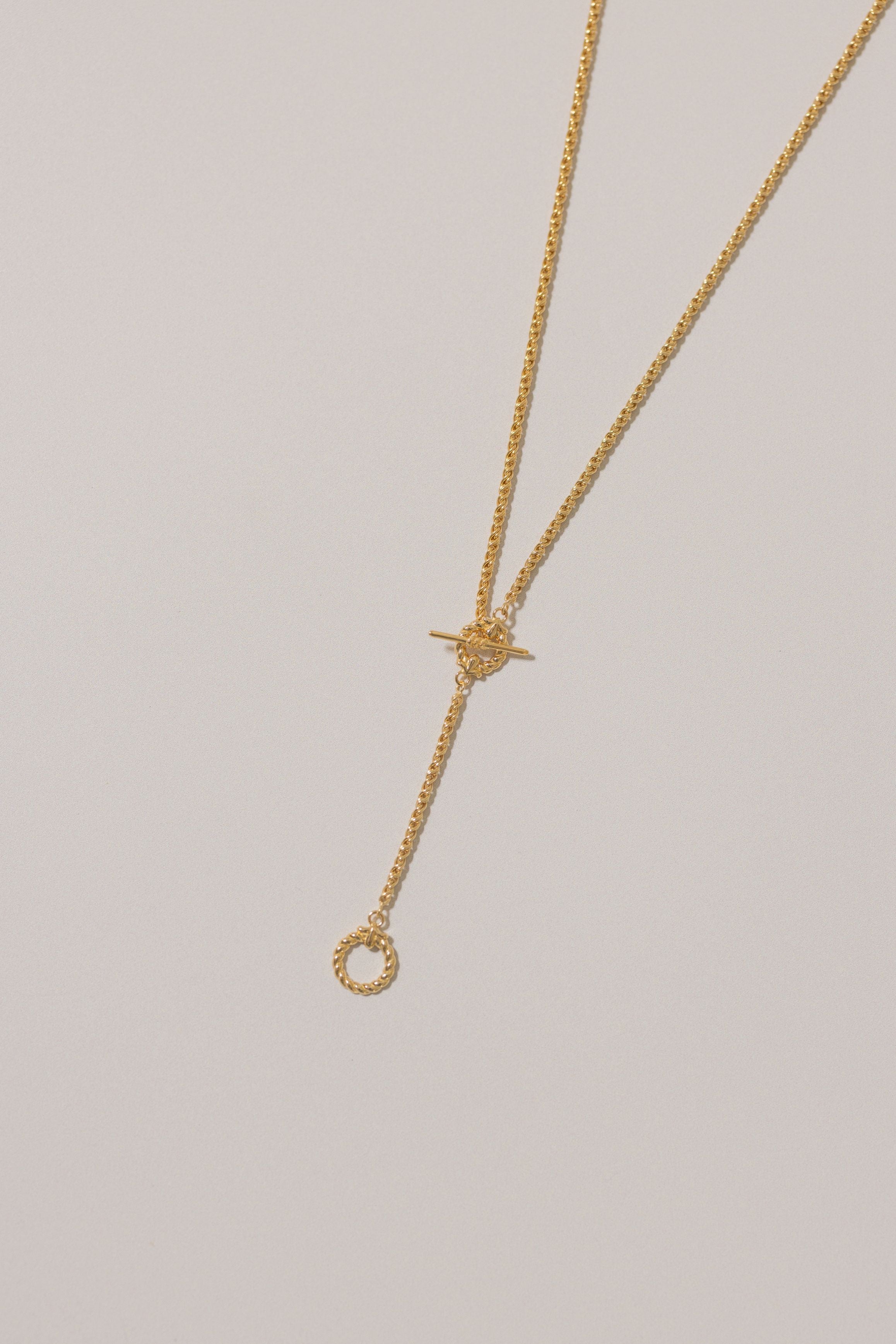 Tikvah Toggle Bar Rope Necklace – Refineri Jewelry